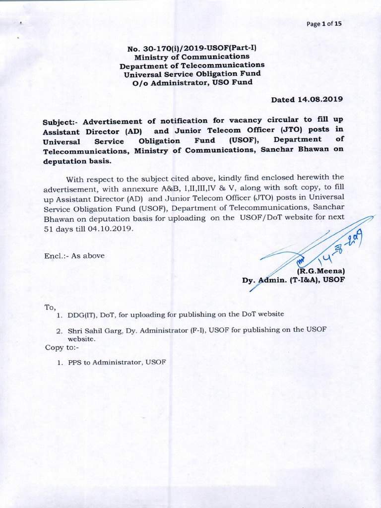 2019 - 08 - 14 Dep Usof | PDF | Master Of Science | Pension