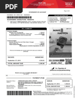 Sample of PLDT Bill | PDF | Credit Card | Cheque