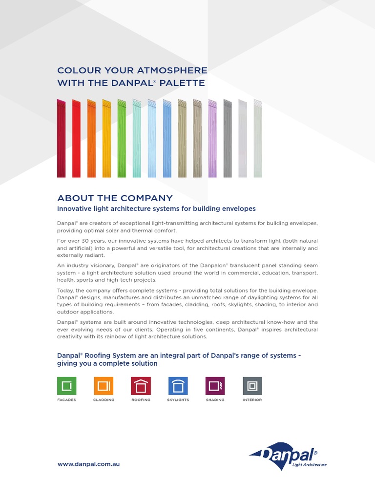 Colour Your Atmosphere With The Danpal® Palette: Innovative Light ...