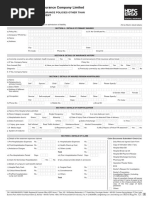 Chola Ms Health Claim Form | PDF | Cheque | Hospital
