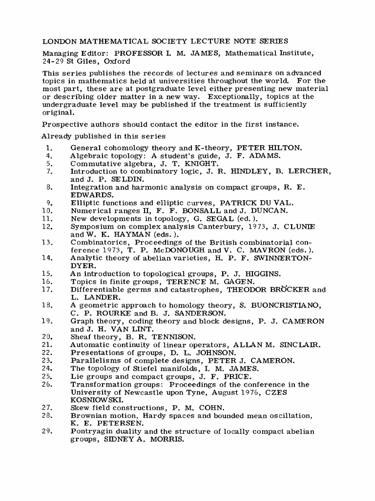 Norman L. Biggs, A. T. White - Permutation Groups and Combinatorial Structures-LMS | PDF | Group ...