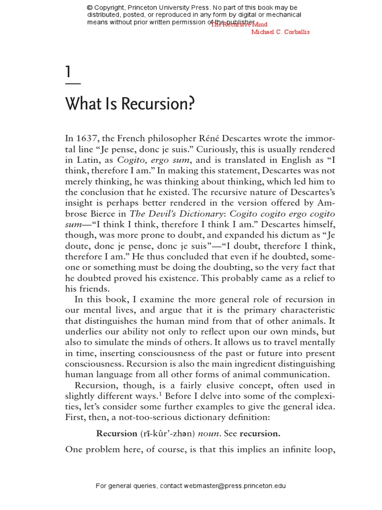 What Is Recursion | PDF | Nature