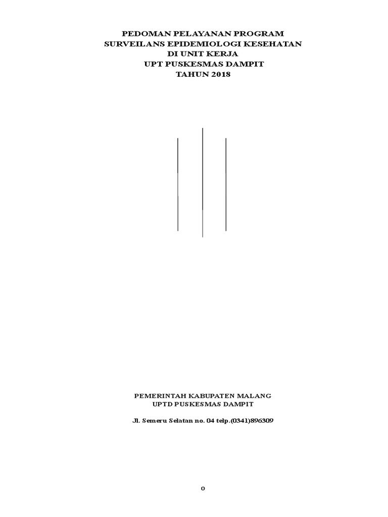 Pedoman Internal Surveilans | PDF