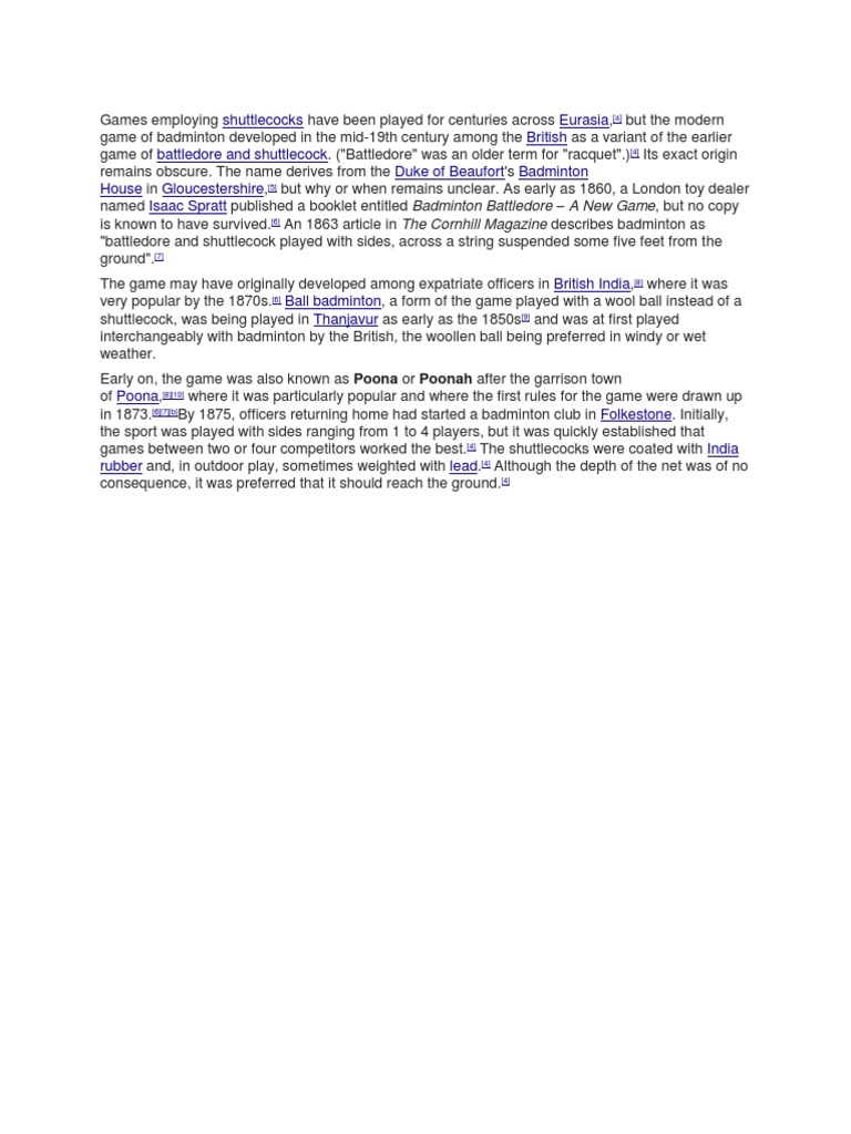 Shuttlecocks Eurasia British Battledore and Shuttlecock Duke of ...