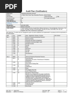 Audit Plan ISO 9001 | PDF | Audit | Business