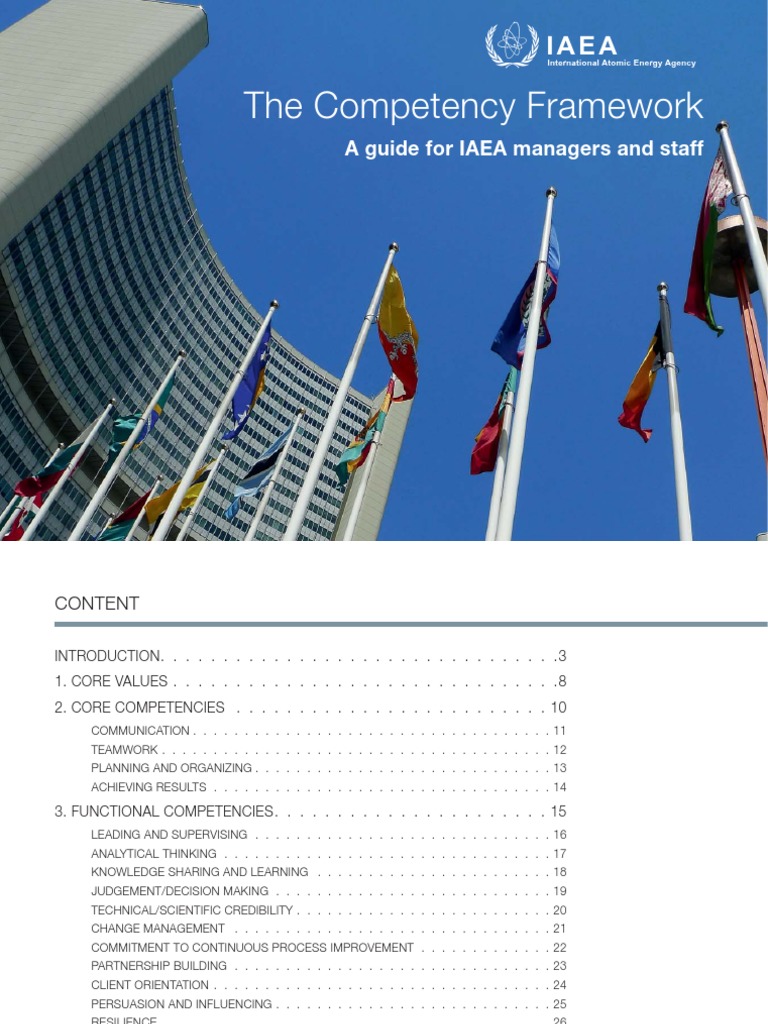 The Competency Framework: A Guide For IAEA Managers and Staff | PDF ...