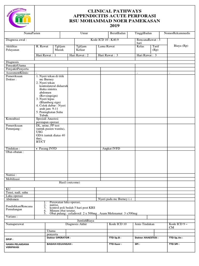 CP Appendicitis Akut | PDF