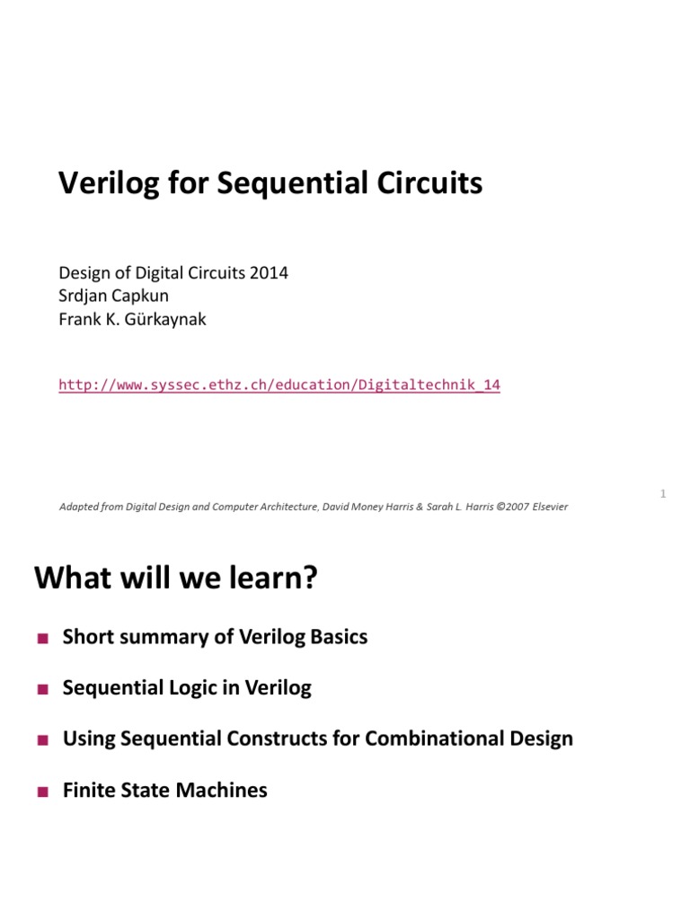 09 Verilog Sequential | PDF | Electrical Engineering | Digital Electronics