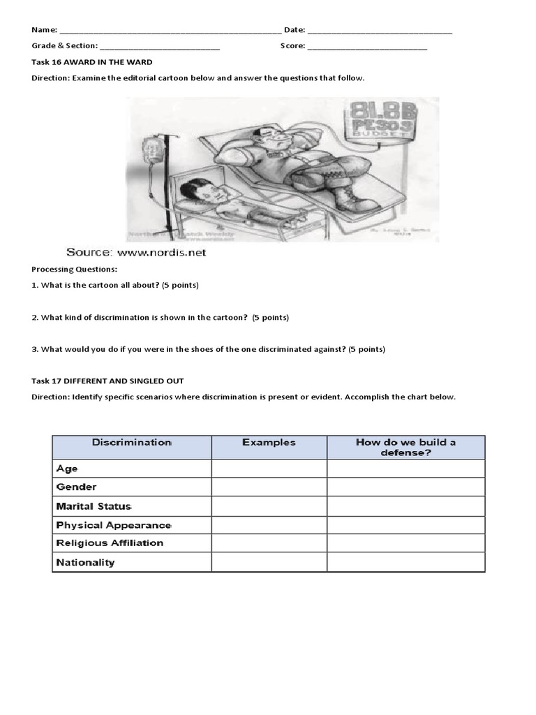 Task 16 Award in The Ward | PDF | Cognition | Psychological Concepts