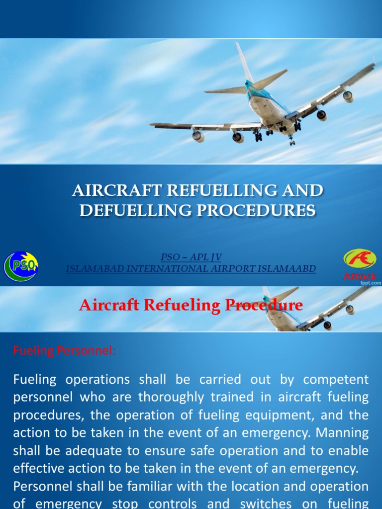 Aircraft Refueling and Defueling Procedures | PDF | Aerial Refueling ...