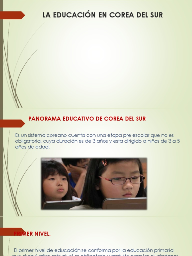 Educacion Corea Del Sur | PDF | Corea del Sur | Política mundial