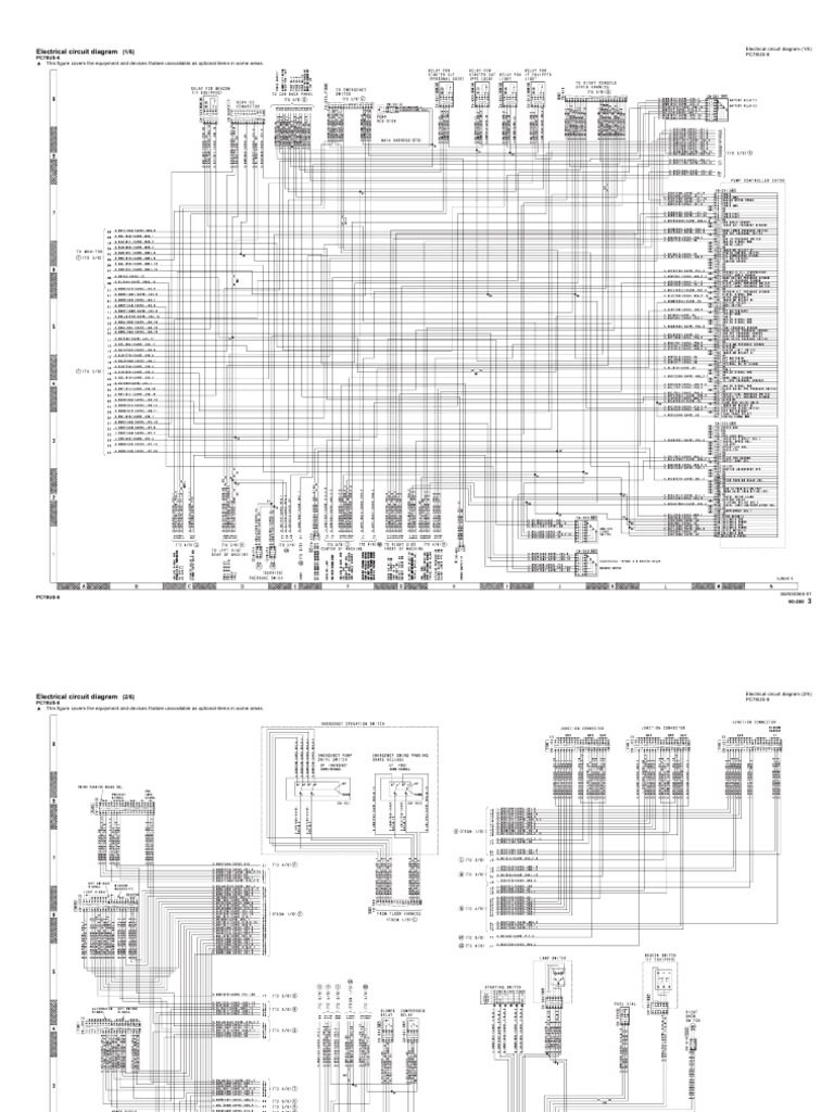 PC78US-8 Electrical Circuit Diagram | PDF | Computer Engineering ...