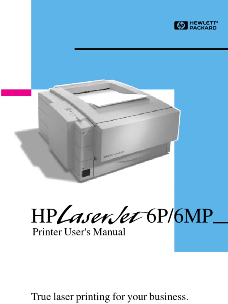 HP 6P/6MP: Printer User's Manual | PDF | Printer (Computing) | Electrical Connector