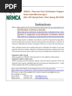 Nrmca Checklist - Vehicle | PDF | Truck | Concrete