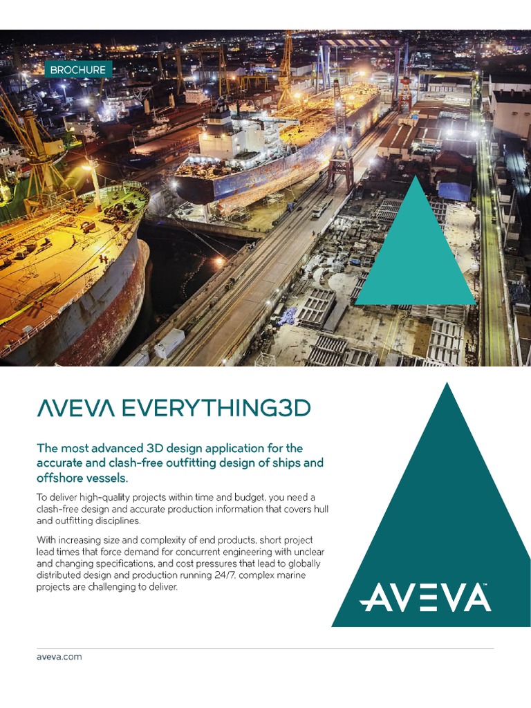 Brochure AVEVA E3D For Marine 11-18 | PDF
