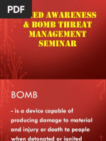 Bomb Threat Awareness Presentation | PDF | Bomb | National Security