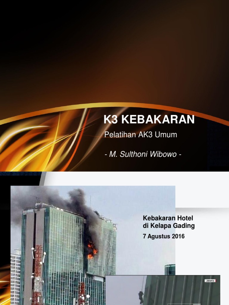 Materi 1 Fire Training-AK3 Umum | PDF