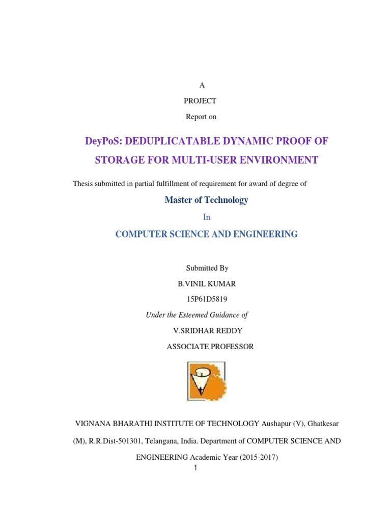 DeyPoS Complete Report | PDF | Cloud Computing | Use Case