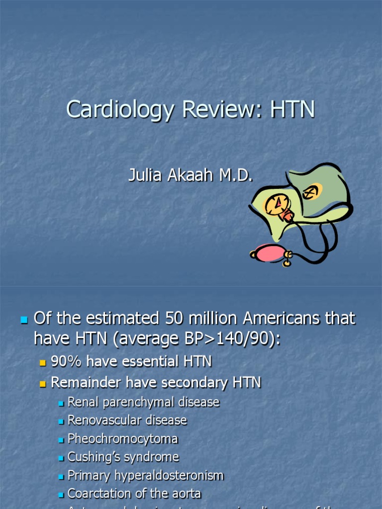 Cardiology Review | PDF | Hypertension | Medical Specialties