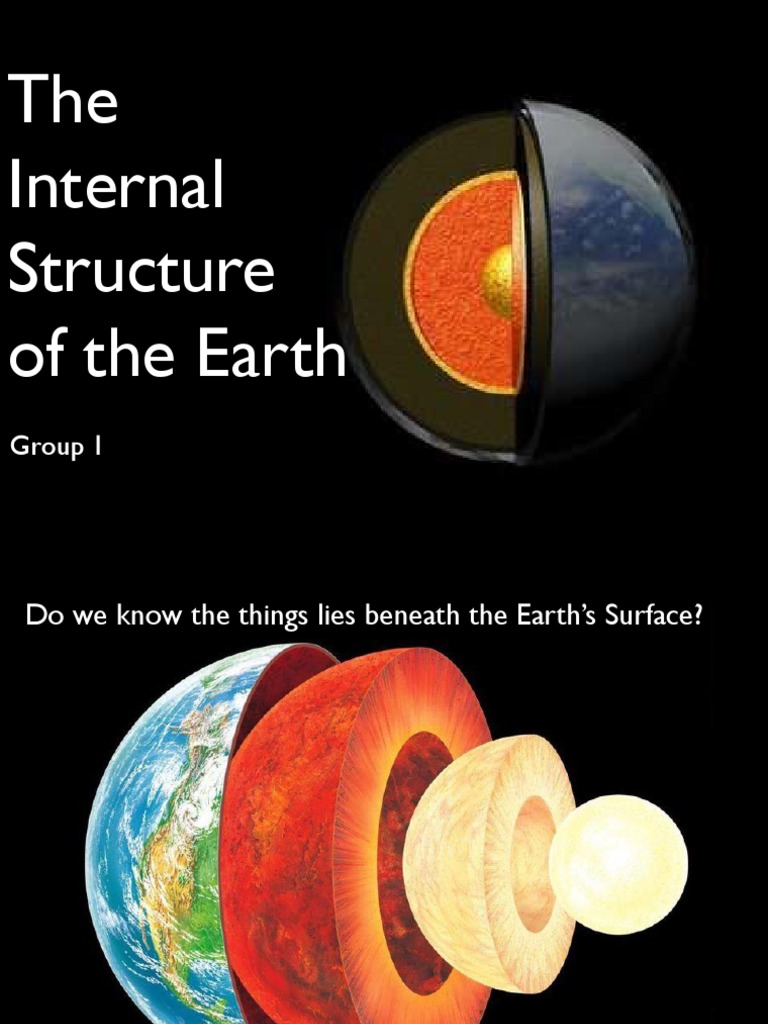 The Internal Structure of The Earth | PDF | Mantle (Geology) | Crust ...