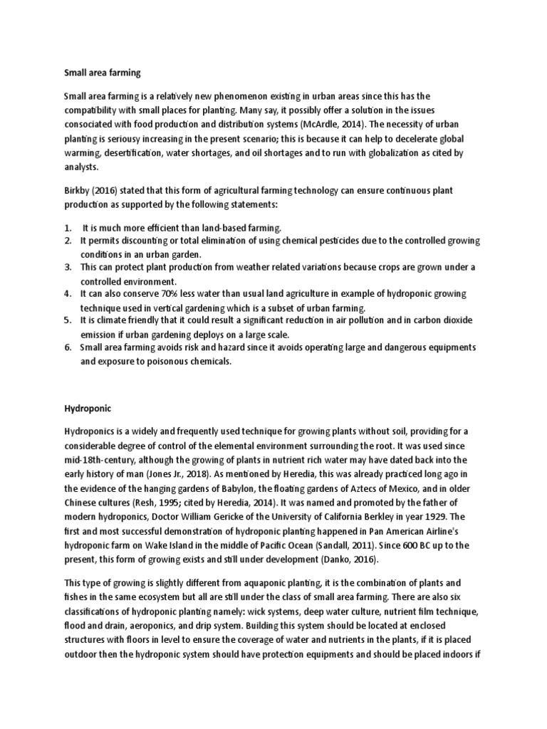 RRL | PDF | Hydroponics | Tomato