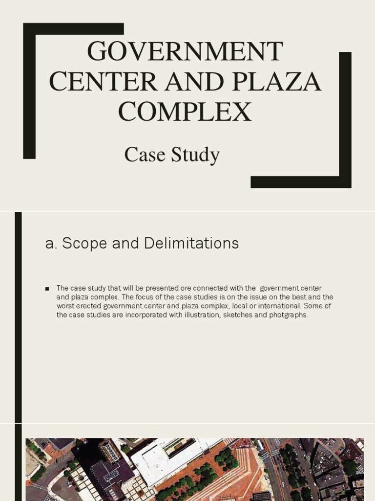 Government Center and Plaza Complex: Case Study | PDF