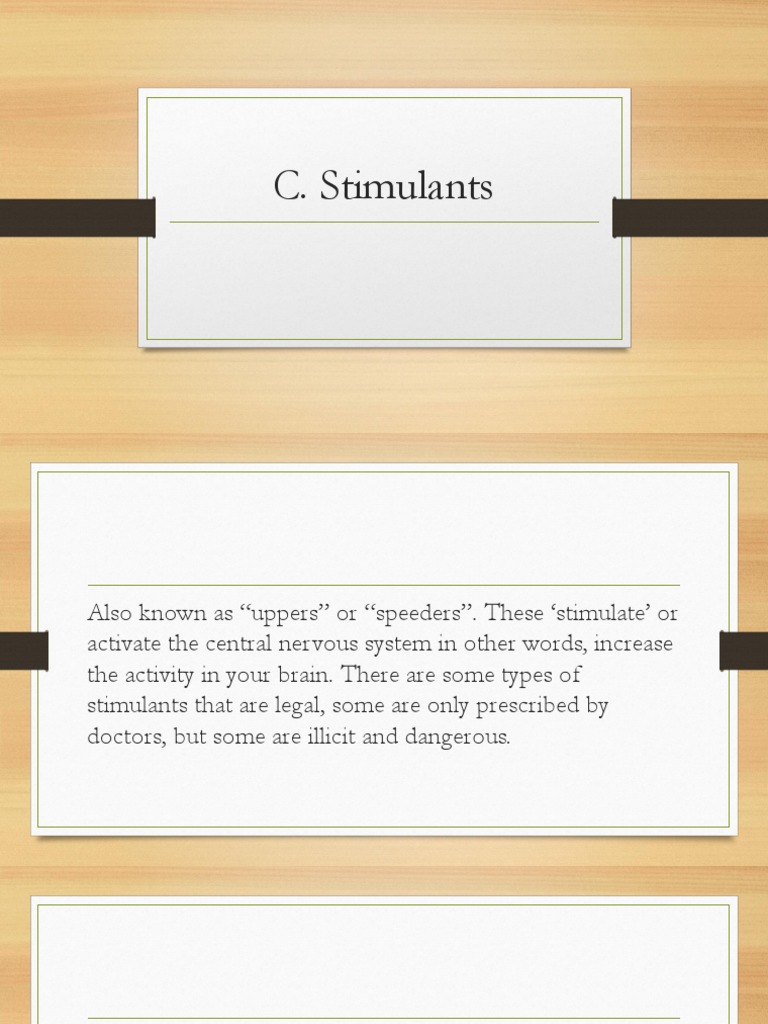 Stimulants | PDF