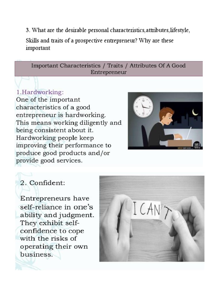 What Are The Desirable Personal Characteristics, Attributes, Lifestyle ...