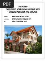 Two Storey - Structural Design and Analysis | PDF | Science ...