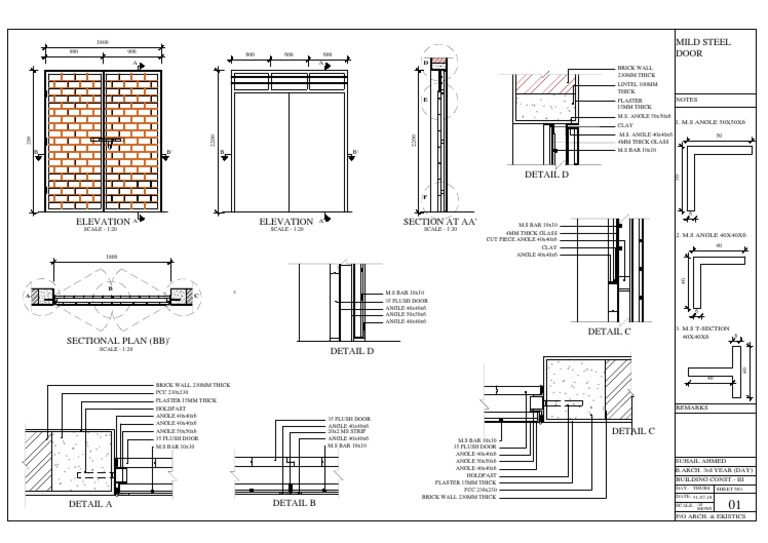 Mild Steel With Wooden-Layout1 | PDF | Architectural Design | Architecture