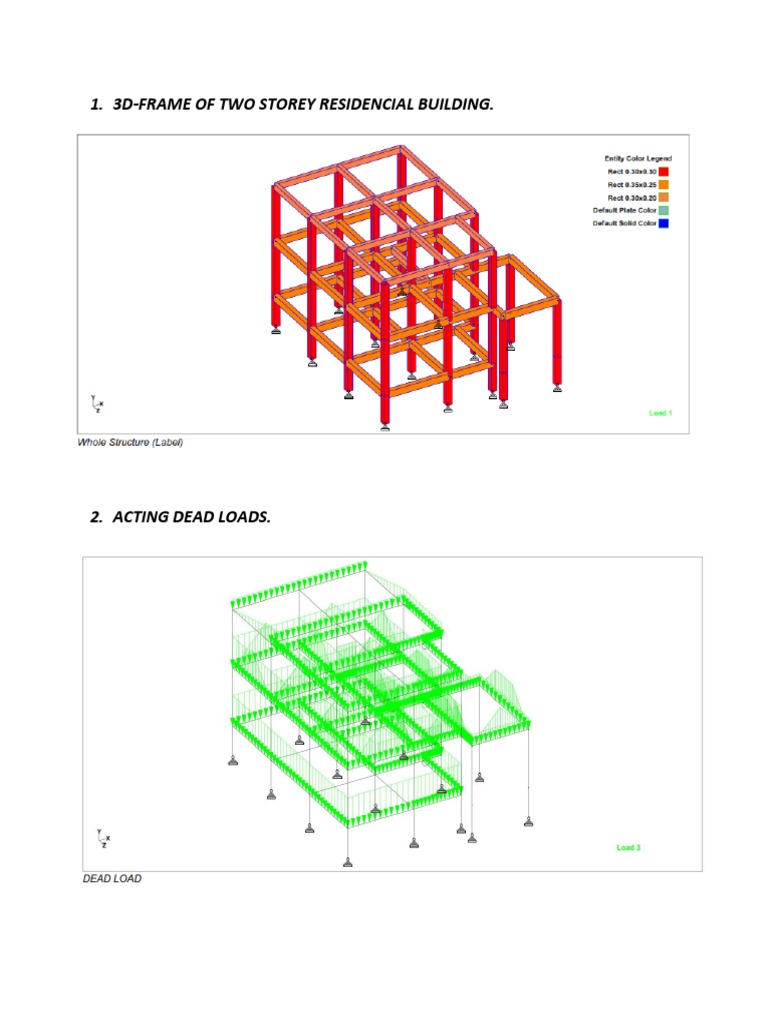 Two Storey - Structural Design and Analysis | PDF | Science ...
