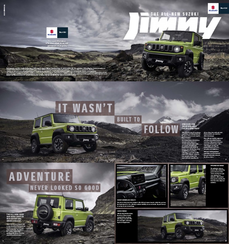 Suzuki Jimny All New | PDF | Fuel Economy In Automobiles | Motor Vehicle