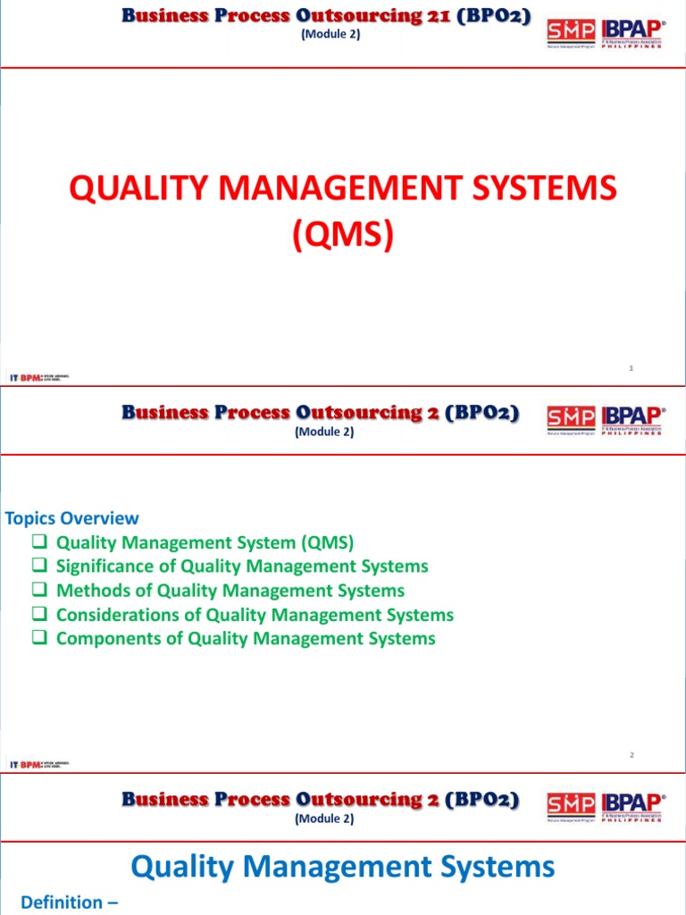 Essentials of Quality Management Systems: A Comprehensive Breakdown of ...
