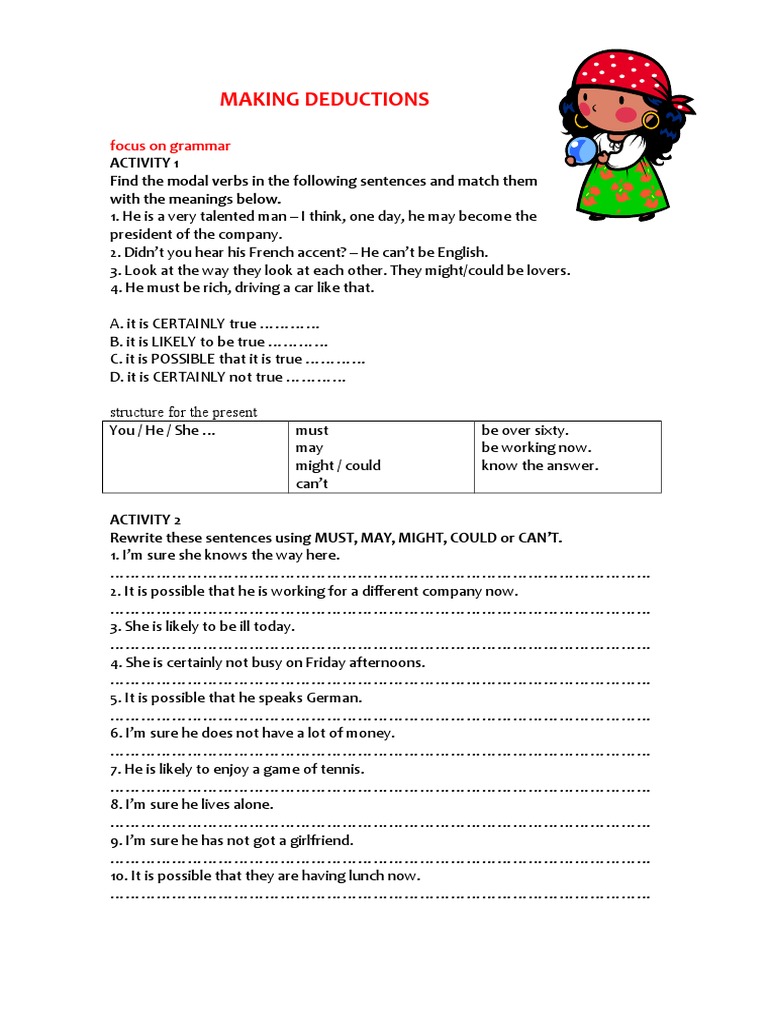 Making Deductions | PDF