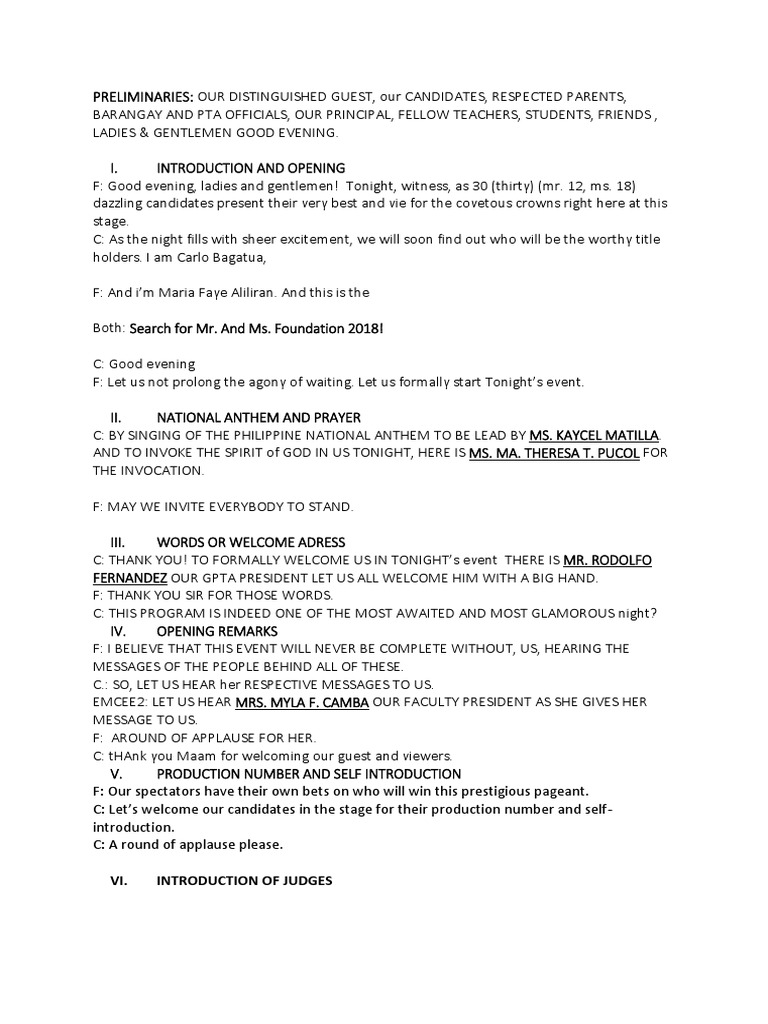 VI. Introduction of Judges | PDF