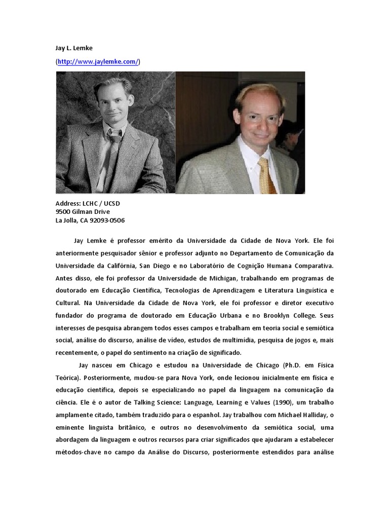 Jay L Lemke | PDF | Science | Gênero