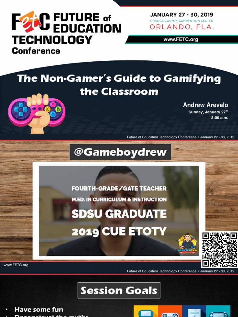 The Non-Gamer's Guide To Gamifying The Classroom: Andrew Arevalo | PDF | Goal | Applied Psychology
