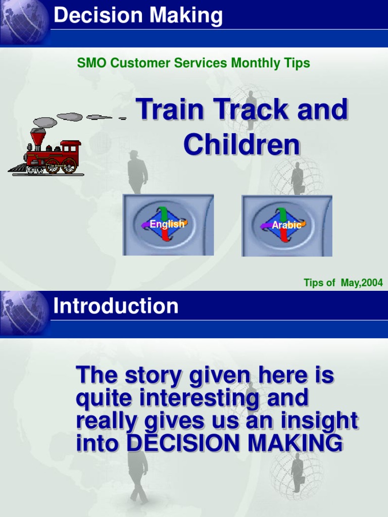 Train Track and Children: SMO Customer Services Monthly Tips | PDF ...