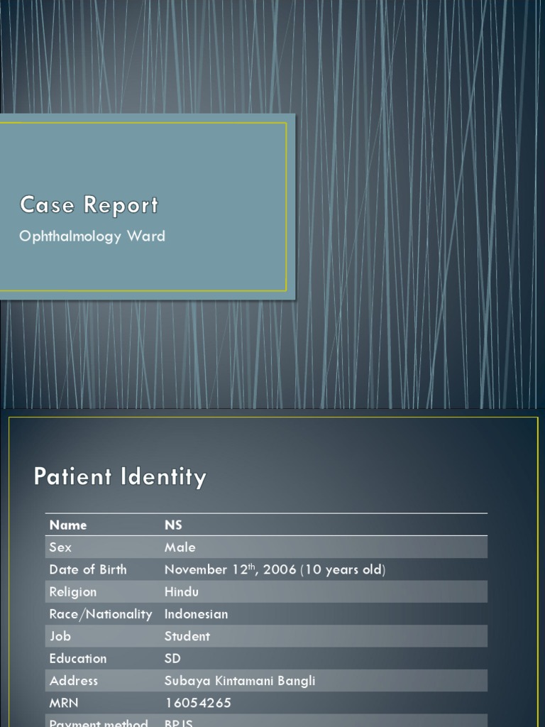 Blepharoconjunctivitis Case in Child | PDF | Medical Specialties ...
