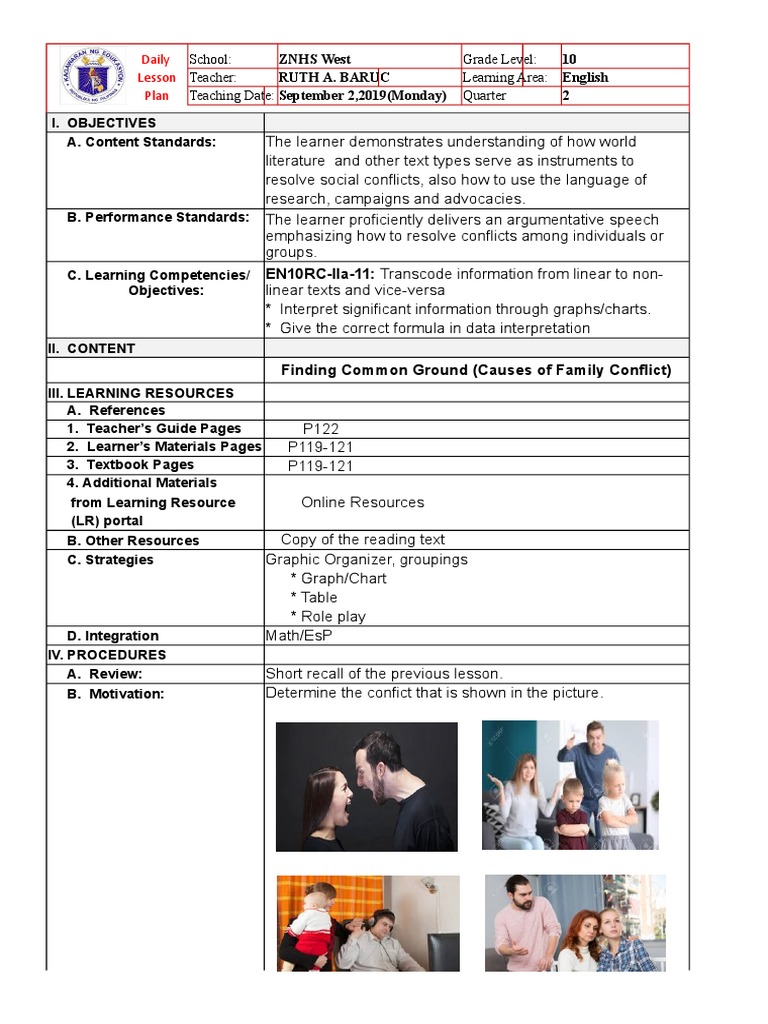 En10Rc-Iia-11: Transcode Information From Linear To Non-: Daily Lesson ...