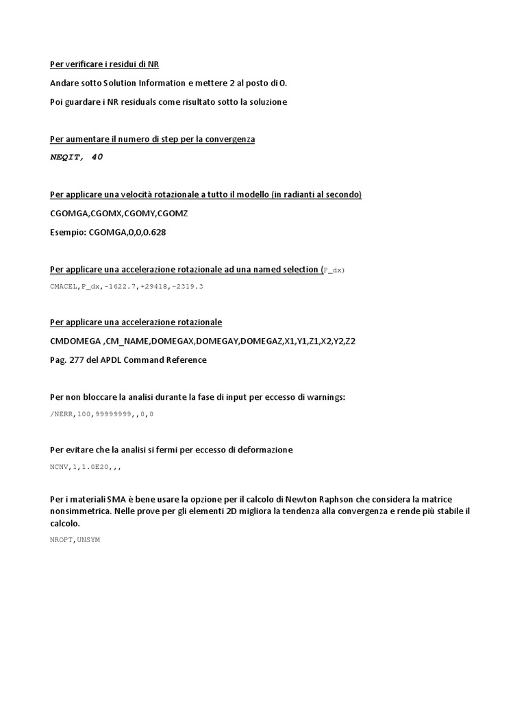 Script Ansys Apdl | PDF