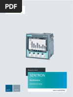 Manual Sentron Pac4200 03 Es-MX | PDF | Tabla (base de datos ...