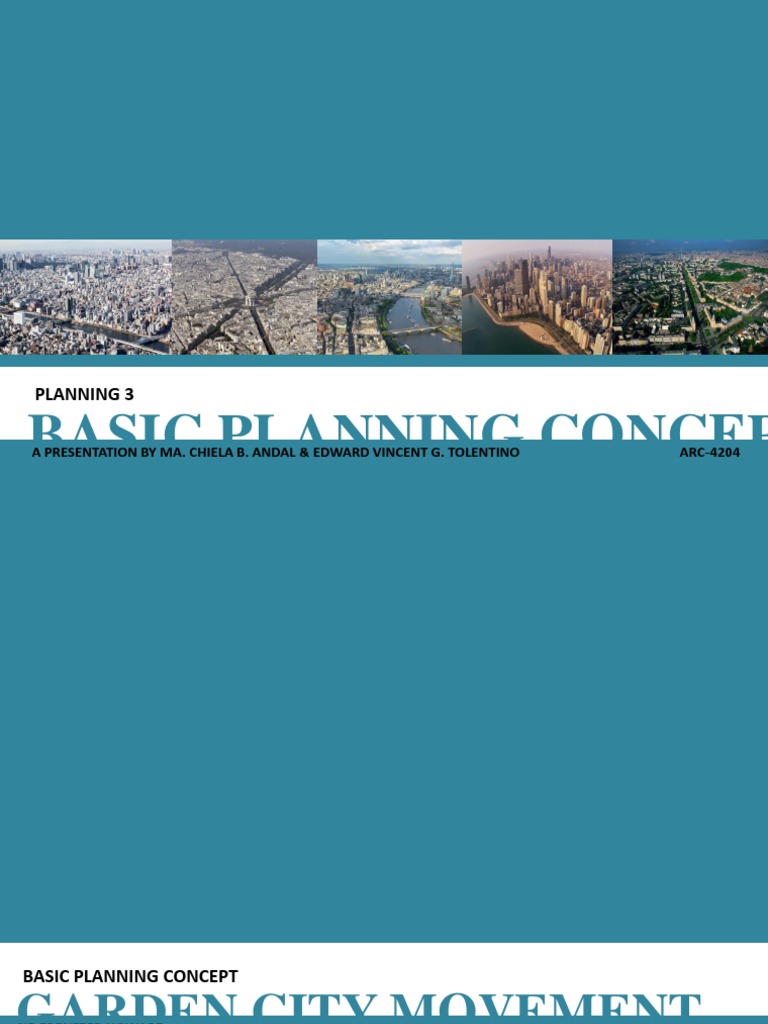 Basic Planning Concept | PDF | Urban Geography | Land Management