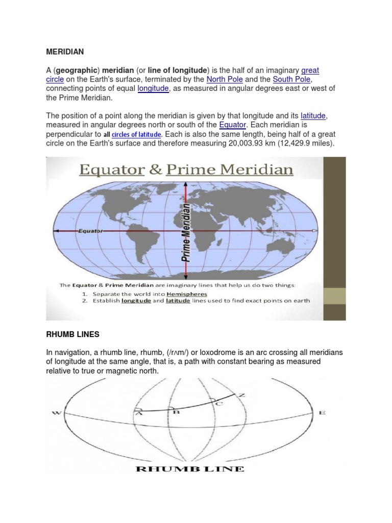 Ass Nav Lec | PDF | Latitude | Longitude
