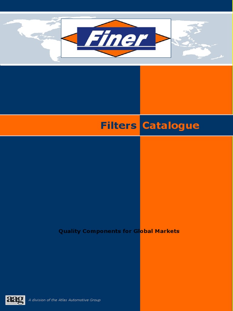 Finer Filters Automotive Catalogue | PDF | Wheeled Vehicles | Land Vehicles