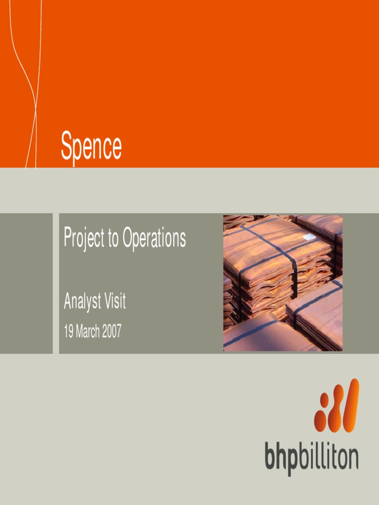 Spence Minera PDF | PDF | Economic Geology | Mining