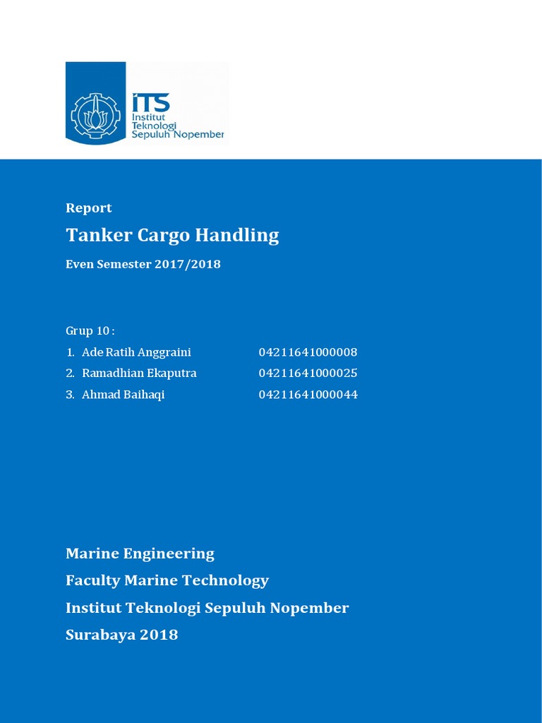 Analysis of Tanker Cargo Handling Operations and Systems | PDF | Oil ...