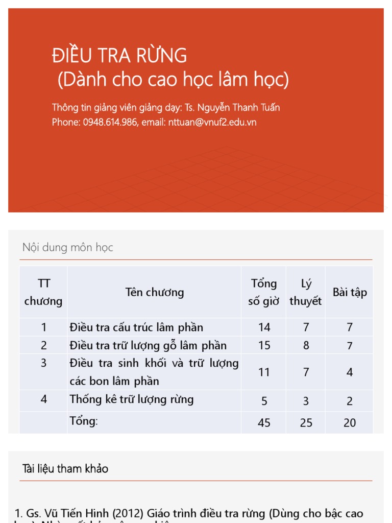 Forestry Inventory Pdf