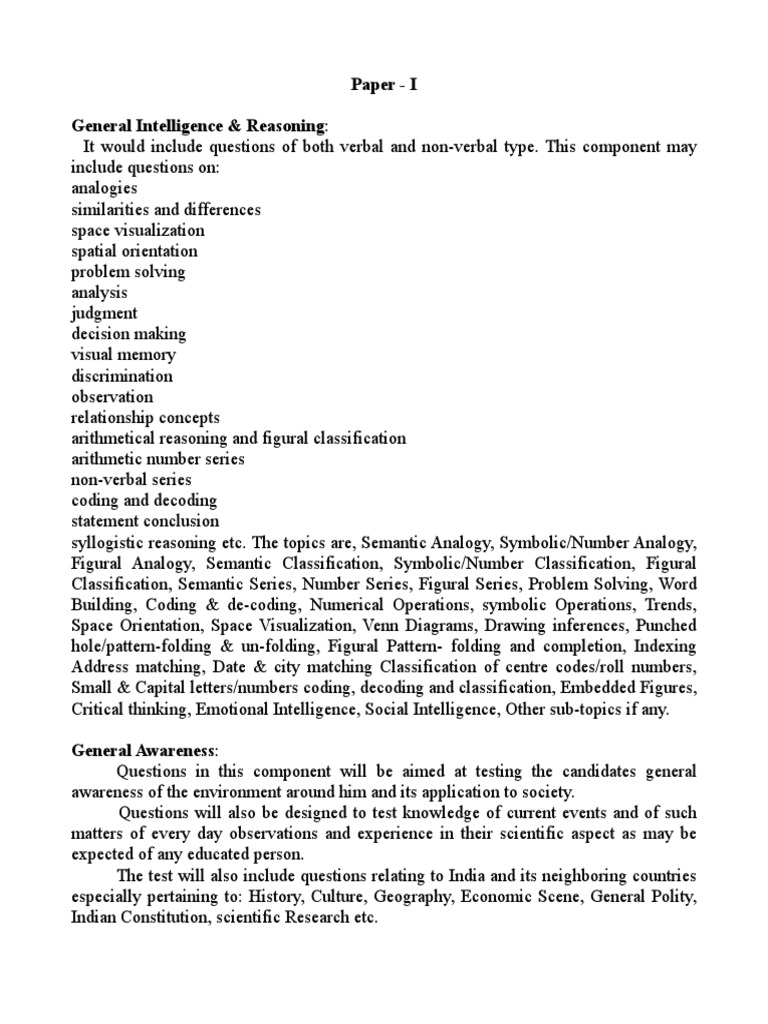 SSC Si Syllabus | PDF | Trigonometric Functions | Circle