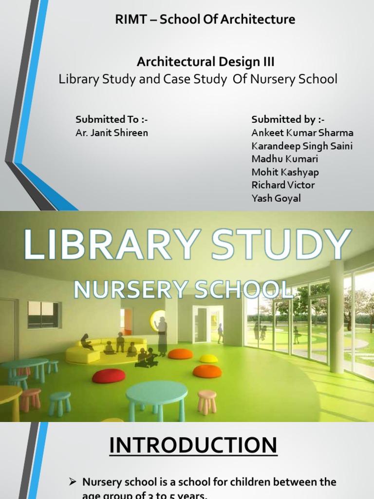 Library Study Nursery School | PDF | Classroom | Nature